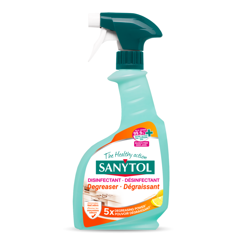 Kitchen Protection Disinfectant Degreaser - Citrus Zest - Sanytol